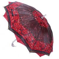 China 16-Bone Wind-Resistant Straight Pole Bent Handle Umbrella All in 1 for Rain and Shine for sale