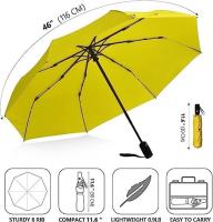 China Fashion 3 Folding 12K Automatic Open Customized Logo Waterproof Umbrella for Rain for sale