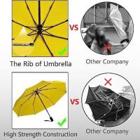 China Fashion 3 Folding 12K Automatic Open Customized Logo Waterproof Umbrella for Rain for sale