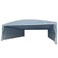 China Retractable Folding Tent for Outdoor Entertainment Waterproof Carport Warehouse Tent for sale
