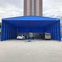 China Retractable Folding Tent for Outdoor Entertainment Waterproof Carport Warehouse Tent for sale