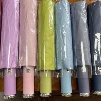 China 23 Inches*10k Three-folding Umbrella with LED Flashlight Rain and Sun Essential Gear for sale