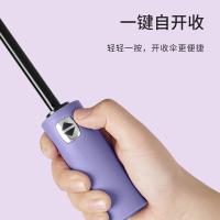 China Automatic Three-Fold Business Umbrella with Double Keel Design and Sunblock Function for sale