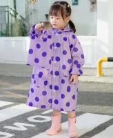 China Cartoon Girl's Raincoat Single-person Rainwear Poncho Style for Kids 100% EVA Fabric for sale