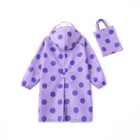 China Cartoon Girl's Raincoat Single-person Rainwear Poncho Style for Kids 100% EVA Fabric for sale