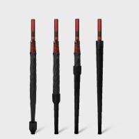 China Business Must-Have Double Large Golf Umbrella with Clear Vinyl Cover and Long Handle for sale