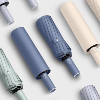 China Men and Women Large Double Sunshade Vinyl Umbrella with Fully-automatic Sunscreen for sale