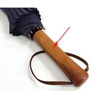China Special Handle Wood 16 Bone Golf Long Handle Umbrella for Men's Business Advertising Gift Set for sale