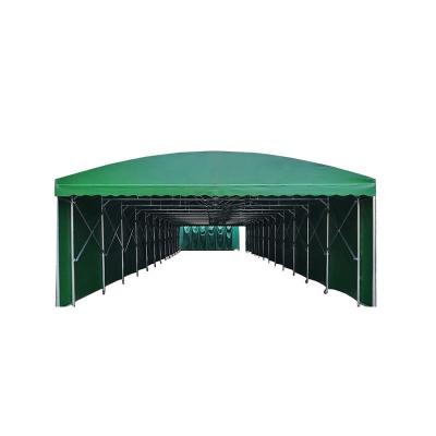 China Pull Waterproof Telescopic Folding Retractable Tunnels Tarpaulin and 10-Year Life Span for sale
