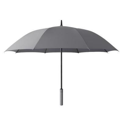 China Long Handle Rain and Sunshine Umbrella Straight Golf Umbrella for Adults Pongee Panel for sale