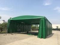 China Pull Waterproof Telescopic Folding Retractable Tunnels Tarpaulin and 10-Year Life Span for sale