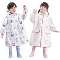 China Children's Raincoat with Schoolbag EVA Material Conventional Size Customized Color for sale