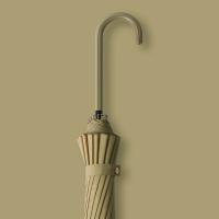 China Minimalism Style Leather Handle 16 Bone Double Weather Umbrella for Advertising Gift for sale