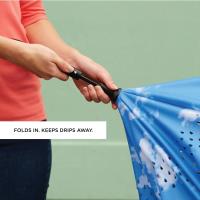 China Reverse Umbrella Inside Full Digital Printing Custom Logo for Back to School Occasion for sale