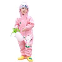 China Kindergarten Baby Rain Gear featuring Cartoon Dinosaur Print for Outdoor Activities for sale