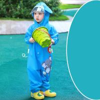 China Kindergarten Baby Rain Gear featuring Cartoon Dinosaur Print for Outdoor Activities for sale