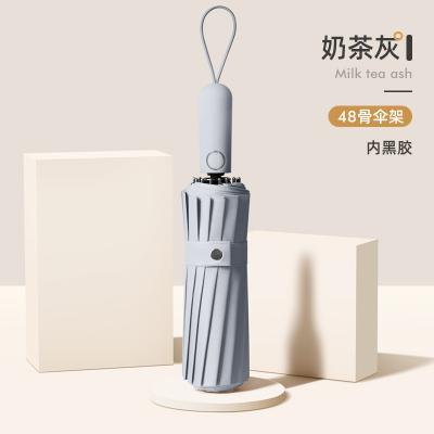 China UV Sun Protection Automatic Umbrella with Triple Fold Design and 105cm Open Diameter for sale