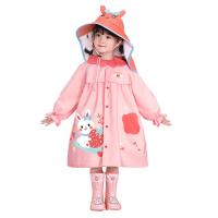 China Polyester Taffeta Children's Raincoat Cartoon Print for Girls' Outdoor Adventures for sale