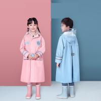 China Outdoor Hiking Rain Gear Kids' Polyester Cartoon One-Piece Raincoat with Custom Logo for sale