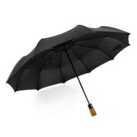China 23 Inches Fiberglass Frame Vinyl Umbrella with Auto Open and Wood Handle in Market for sale