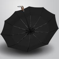 China 23 Inches Fiberglass Frame Vinyl Umbrella with Auto Open and Wood Handle in Market for sale