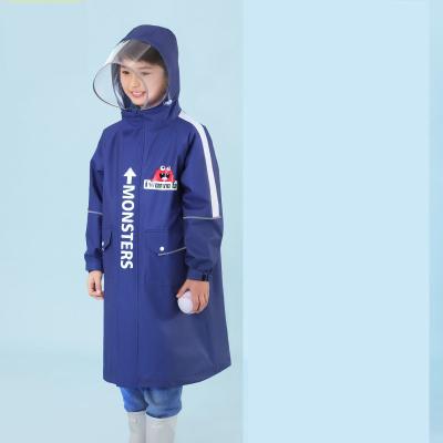 China 2023 Children's Raincoats Boys' Primary School Waterproof Clothing with Bag and Poncho for sale