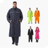 China Reflective Outdoor Labor Protection Raincoat Conventional Size RAINWEAR for Adults for sale
