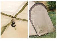 China Waterproof Outdoor Family Luxury Camping Tent with Extra Large Size and Belt Chimney for sale