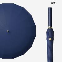 China 190T Nylon Fabric 16k Straight Umbrella Automatic Long Handle Ideal for Men and Women for sale
