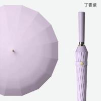 China 190T Nylon Fabric 16k Straight Umbrella Automatic Long Handle Ideal for Men and Women for sale