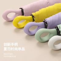 China 6 Fold Capsule Sun Umbrella Mini Compact Portable UV Protection Female Folding Umbrella for sale