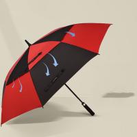 China Customized Logo 8-Bone Automatic Double-Layer Golf Men's Umbrella for Stormy Days for sale