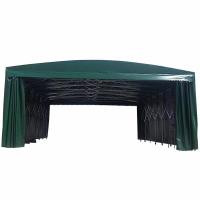 China Galvanized Steel Frame Movable and Foldable Outdoor Tent for Long Life Span of 10 Years for sale