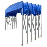 China Galvanized Steel Frame Movable and Foldable Outdoor Tent for Long Life Span of 10 Years for sale