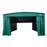 China Galvanized Steel Frame Movable and Foldable Outdoor Tent for Long Life Span of 10 Years for sale