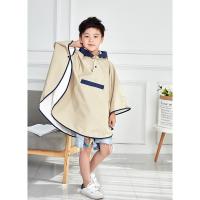 China Kindergarten Pupils Rain Gear Children's Raincoat with Schoolbag Cute Cartoon Poncho for sale