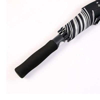 China Custom Gift Straight Silver Glue Umbrella with Semi-automatic Open and Open Diameter 90cm for sale