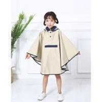 China Kindergarten Pupils Rain Gear Children's Raincoat with Schoolbag Cute Cartoon Poncho for sale