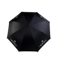 China Custom Gift Straight Silver Glue Umbrella with Semi-automatic Open and Open Diameter 90cm for sale