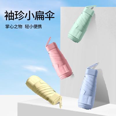 China Women's Foldable Mini Card Umbrella Compact and Portable Sunshade for Any Occasion for sale