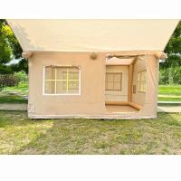 China Oxford Fabric Inflatable Air Tourist Large Canvas Cabin Tent for Family Outdoor Camping for sale