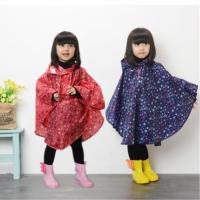China Primary School Students Raincoat Lightweight and Cute Baby Star Cape Poncho Manufacture for sale