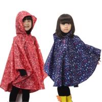 China Primary School Students Raincoat Lightweight and Cute Baby Star Cape Poncho Manufacture for sale