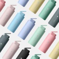 China Ultra Light Mini Compact Portable Flat Card Umbrella for Lady Sun Protection for sale