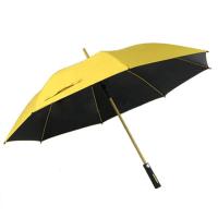 China Auto Open 27 Inch Fiberglass Umbrella with Strong Windproof and Customized Design for sale
