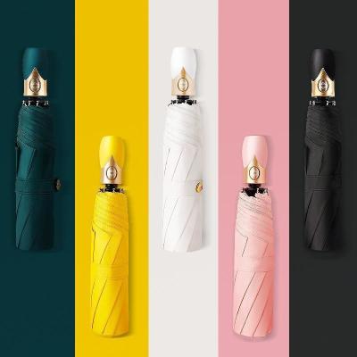 China 97cm Open Diameter Fully-automatic Folding Umbrella for Sunshine and Rain Protection for sale