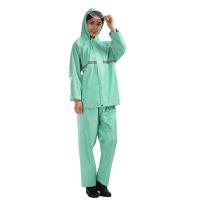 China Adult Raincoat Set Thickened Split Raincoat for Outdoor Riding Solid Color Poncho for sale