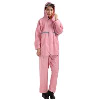 China Adult Raincoat Set Thickened Split Raincoat for Outdoor Riding Solid Color Poncho for sale