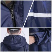 China Customized Oxford Sanitation Raincoat and Rain Pants Set with Double Thick Reflective Body for sale