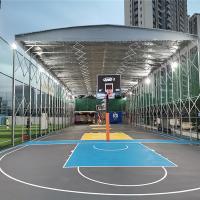 China Telescopic Canopy for Large Mobile Push Rapong Site Activities Custom Made Printing for sale